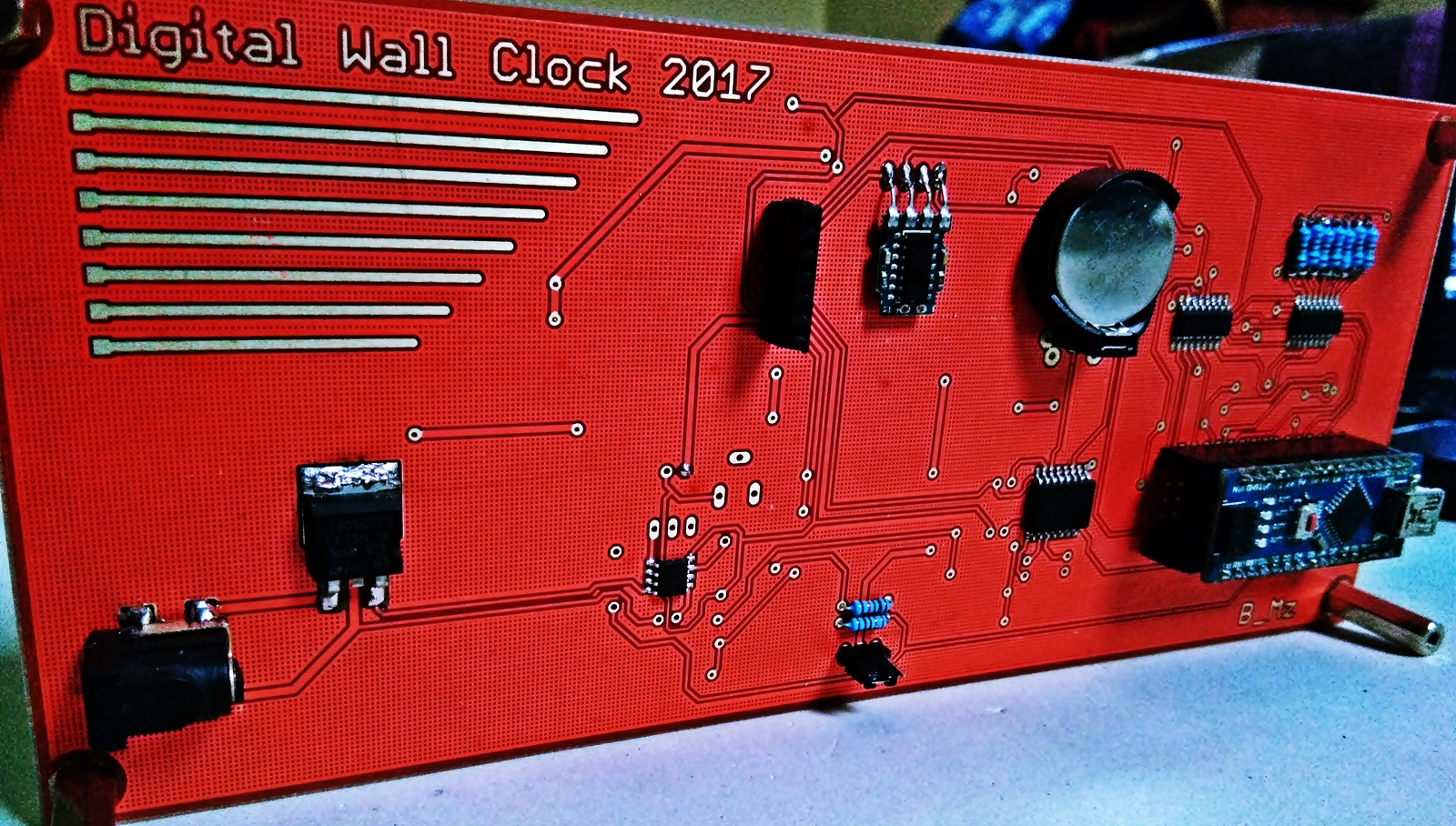Diy Digital Clock Arduino Nano Seven Segment With Temperature