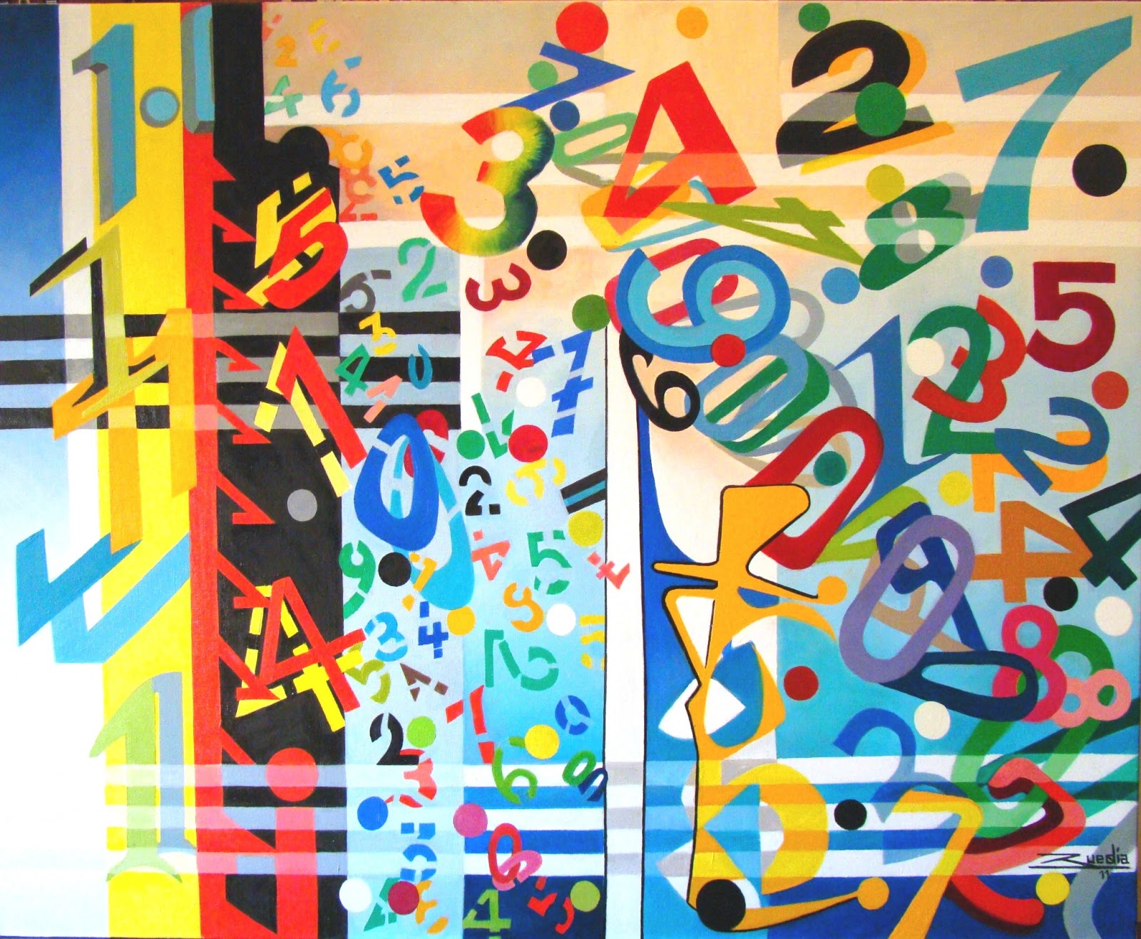 Joaquín Buendía Loscos: NUMEROS (ABSTRACTOS)