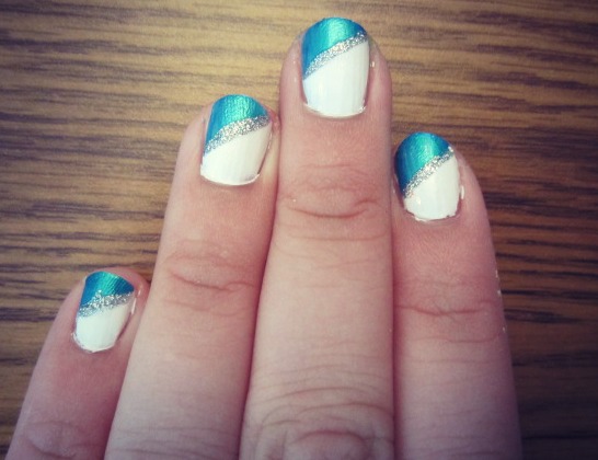 It's Just Me: DIY Slanted Nails