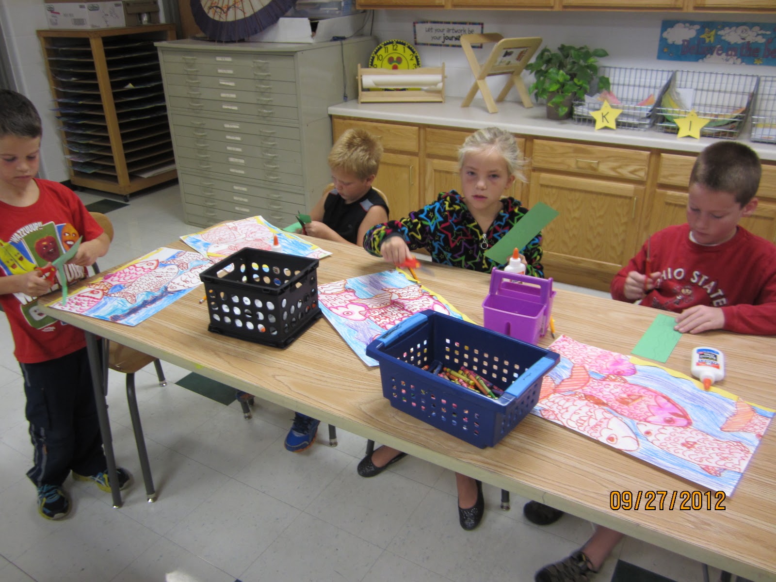 Amazing Art Adventures : School of Fish (2nd grade)
