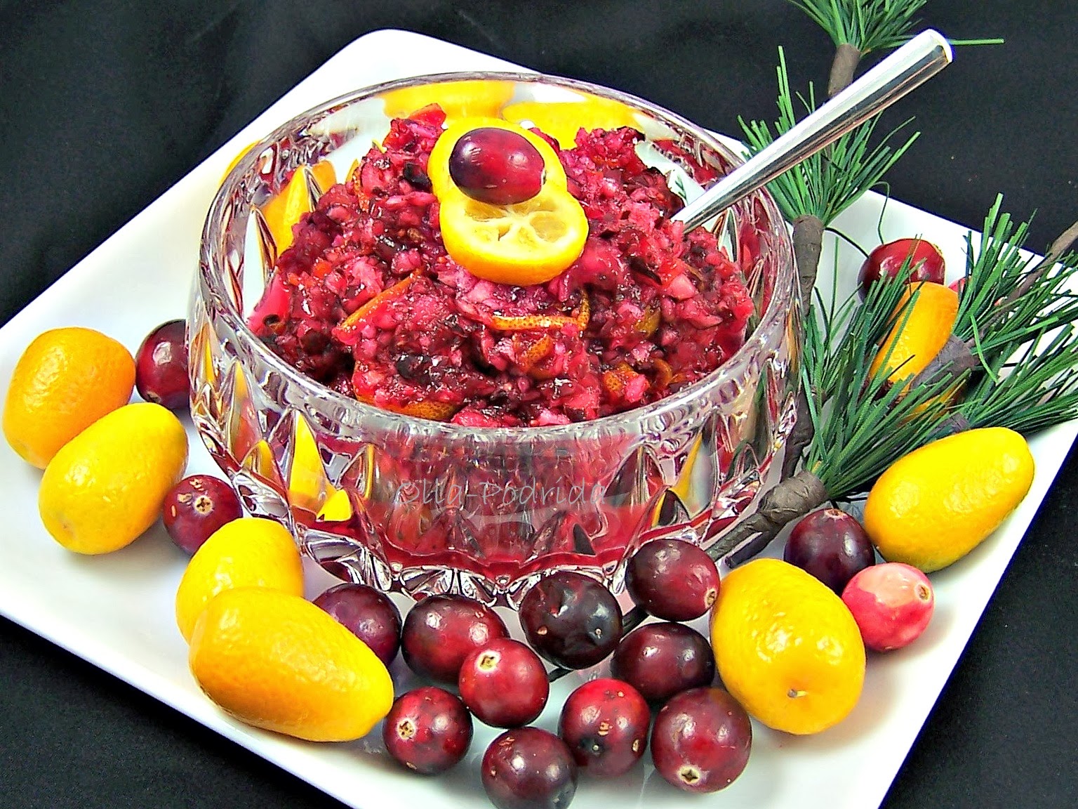 Olla-Podrida: Gingered Cranberry and Kumquat Relish