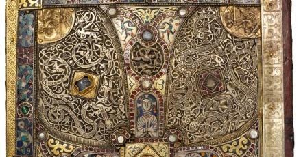 daily timewaster: ~Lindau Gospels. Gilt silver, enamel, and jeweled ...