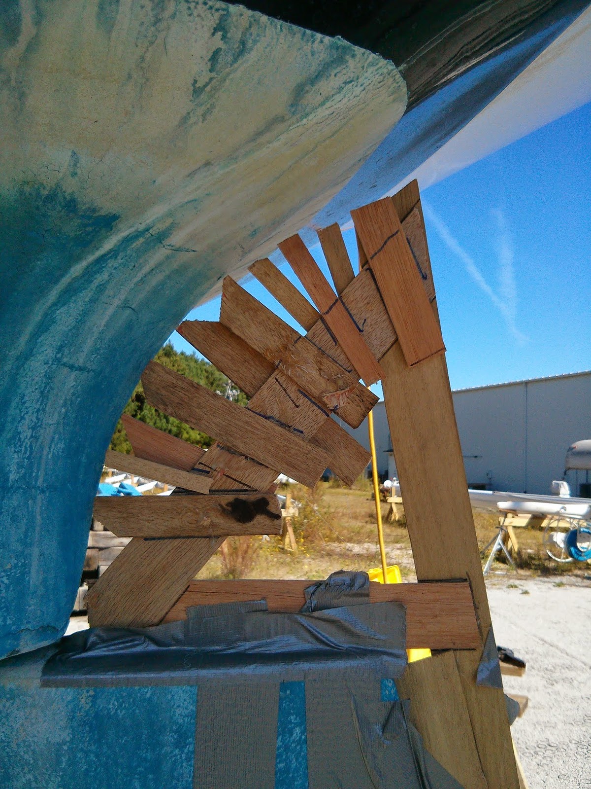 SV Pilgrim: Creating A Template for Morgan 382 Rudder Modifications