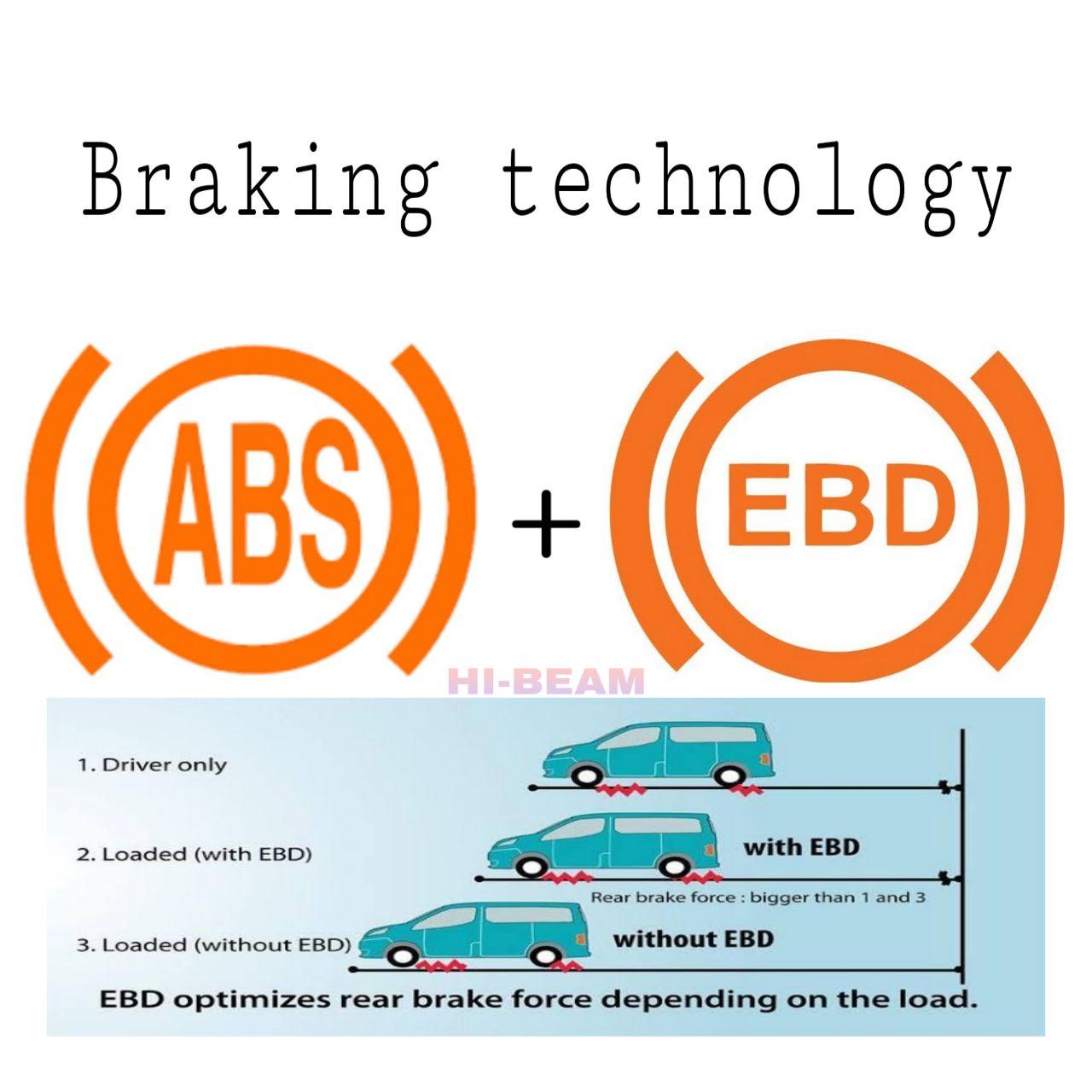 ABS AND EBD BRAKING TECHNOLOGY