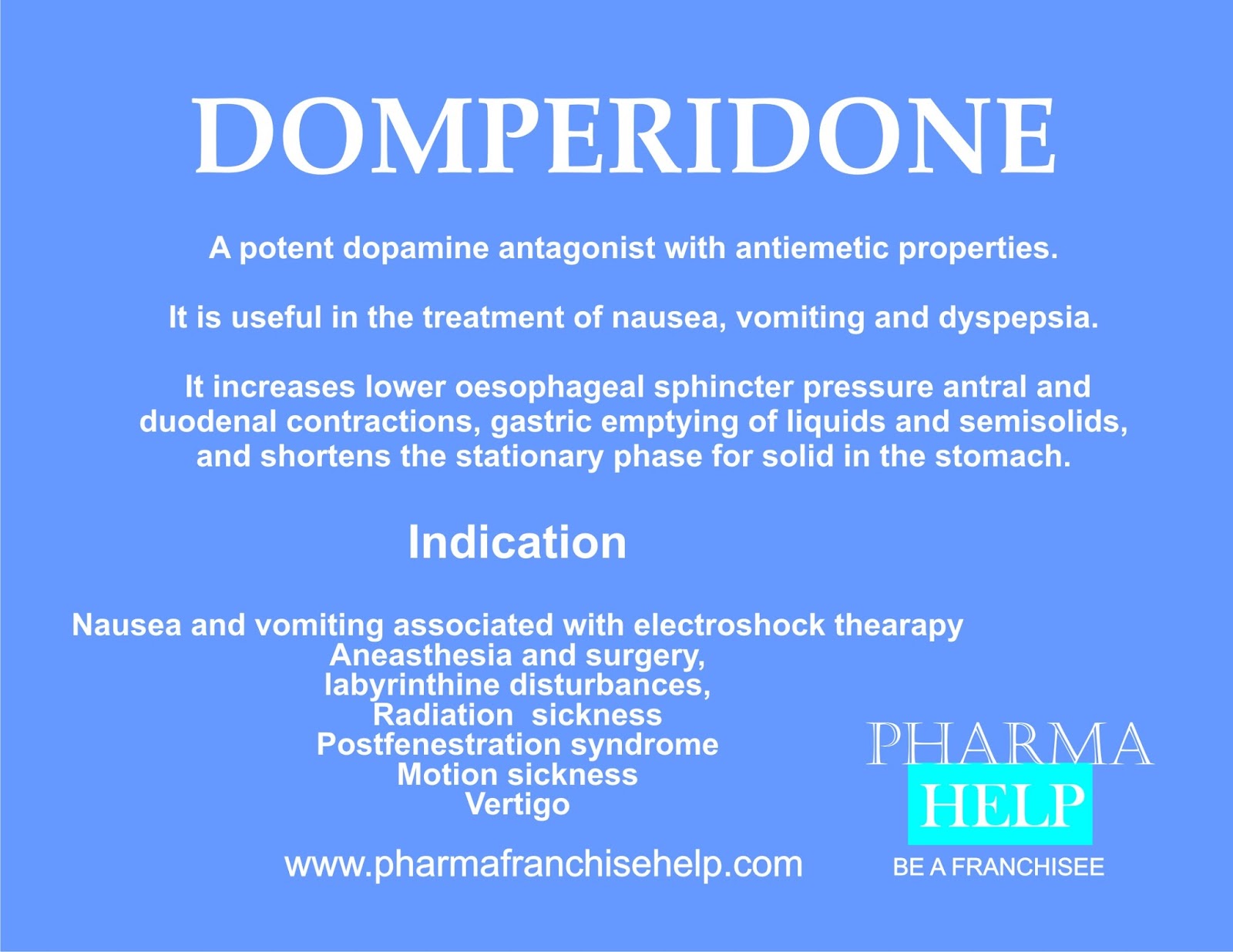 Domperidone – Pharma Franchise Help
