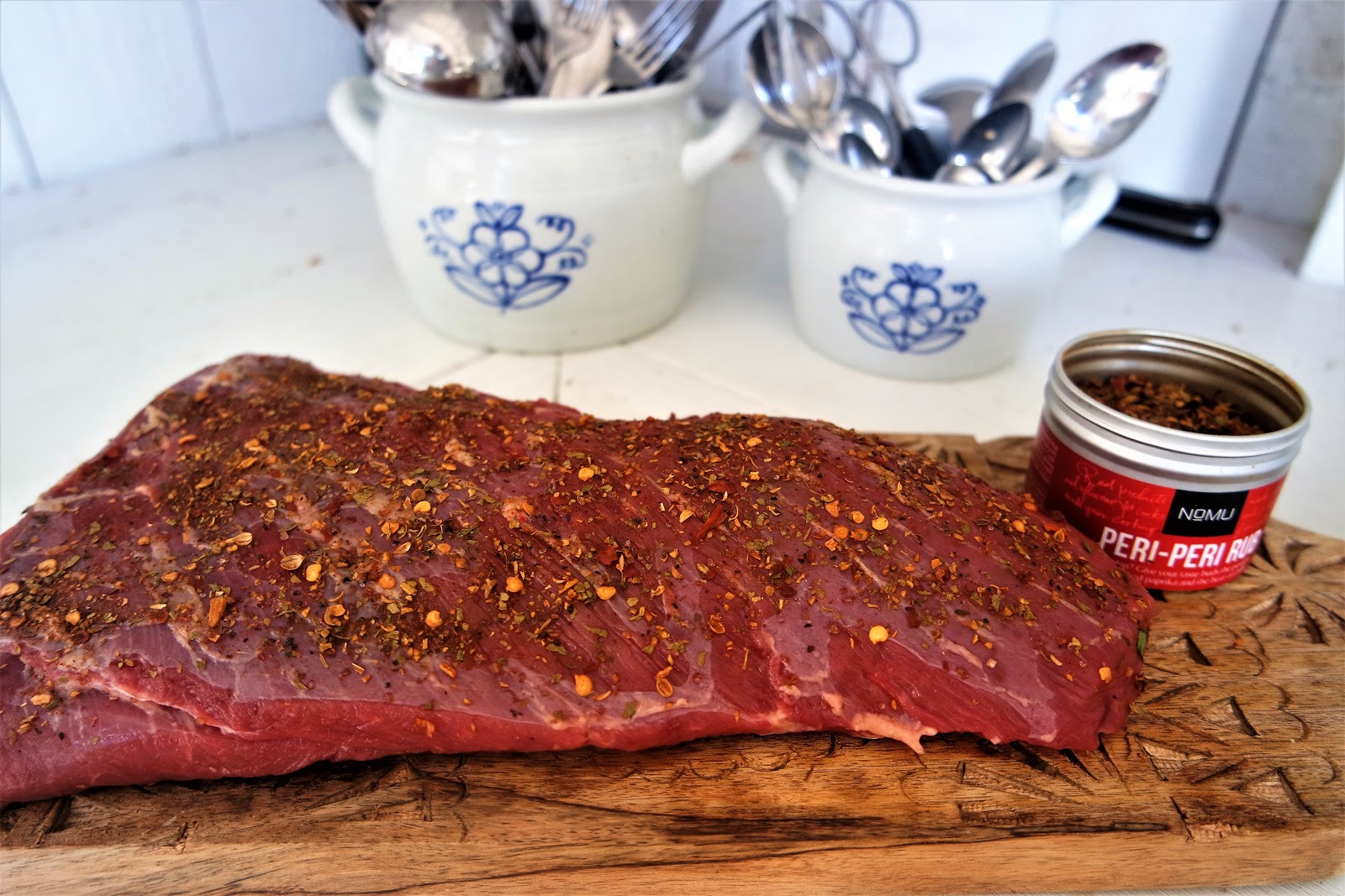 Landebistro: Grillad rubbad tri-tip