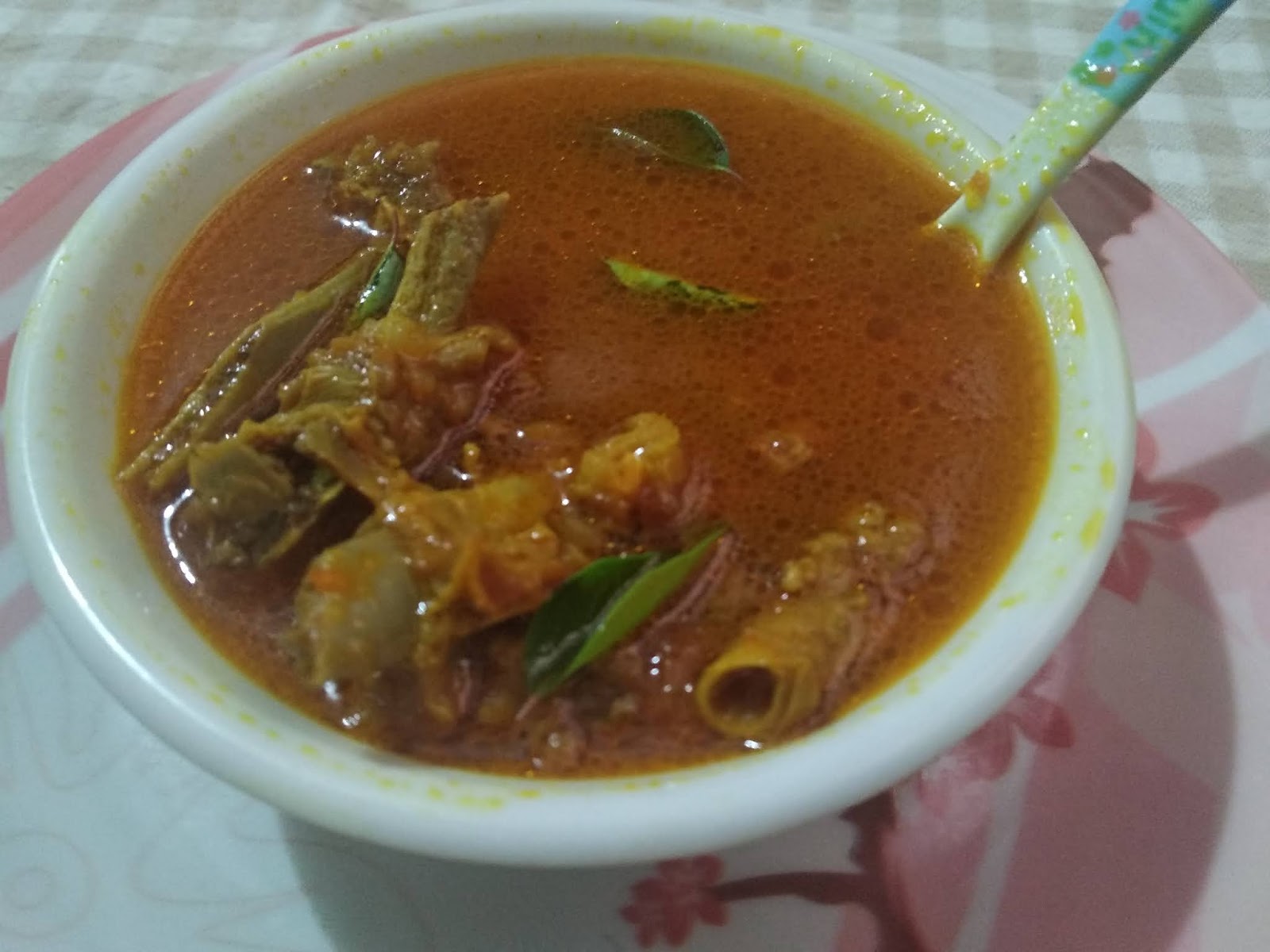HOT AND SPICY MUTTON SOUP - My Click and Tick