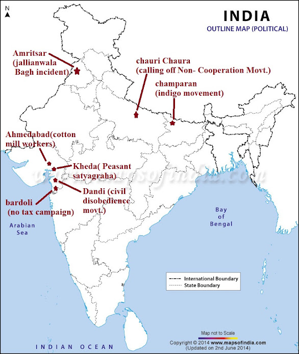 Location Of Chauri Chaura On Political Map Of India - United States Map