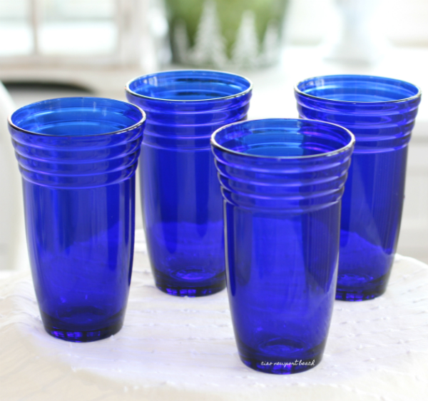 ciao! newport beach: collecting: blue glassware