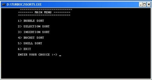 Free Programming Source Codes and Computer Programming Tutorials: Sort Algorithms in C Language