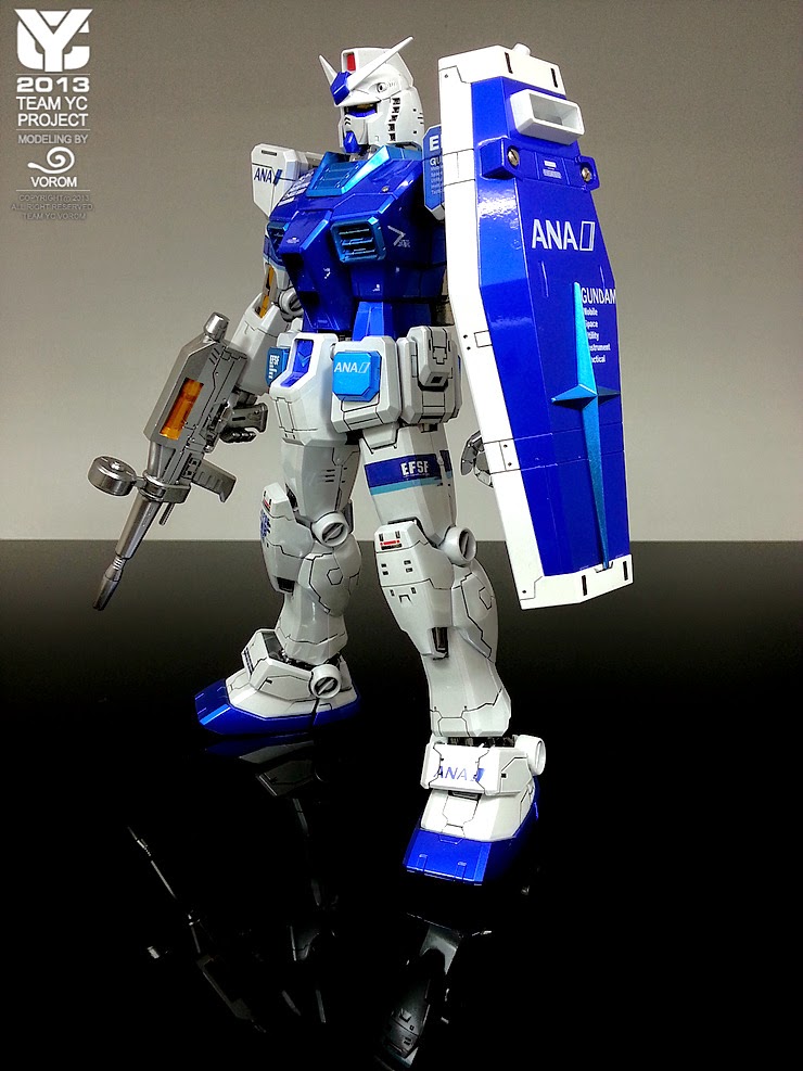 MG 1/100 RX-78-2 Gundam OYW ANA Colors - Painted Build