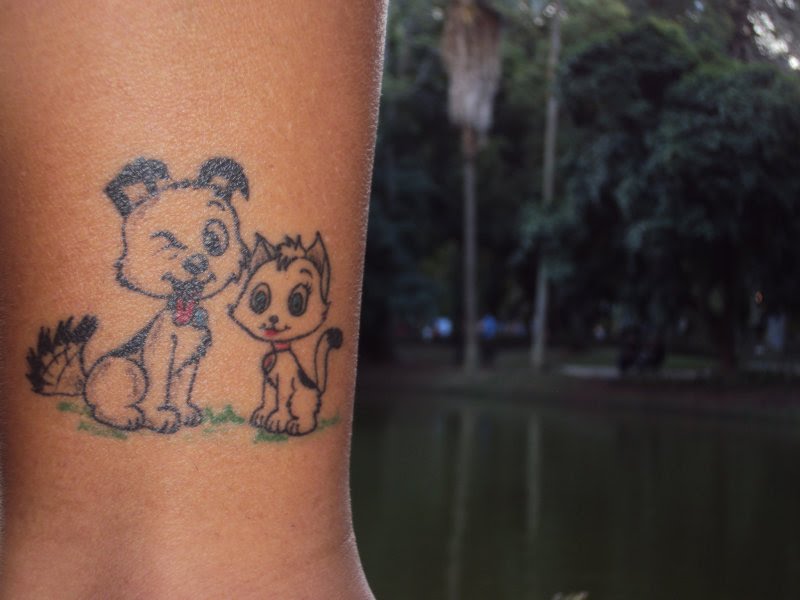 Felícia *-*: Tatuagem!! Amor aos bichinhos!