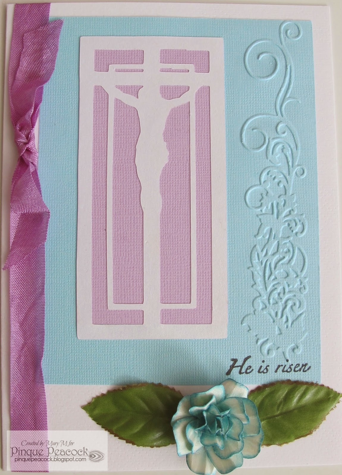 For The Love Of Art: Religious Easter Card For Pinque Peacock Blog Hop