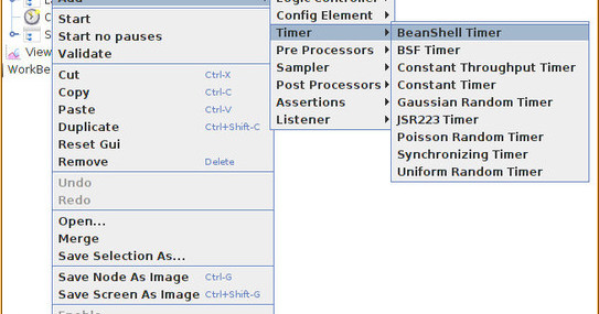 Performance Testing : Timers