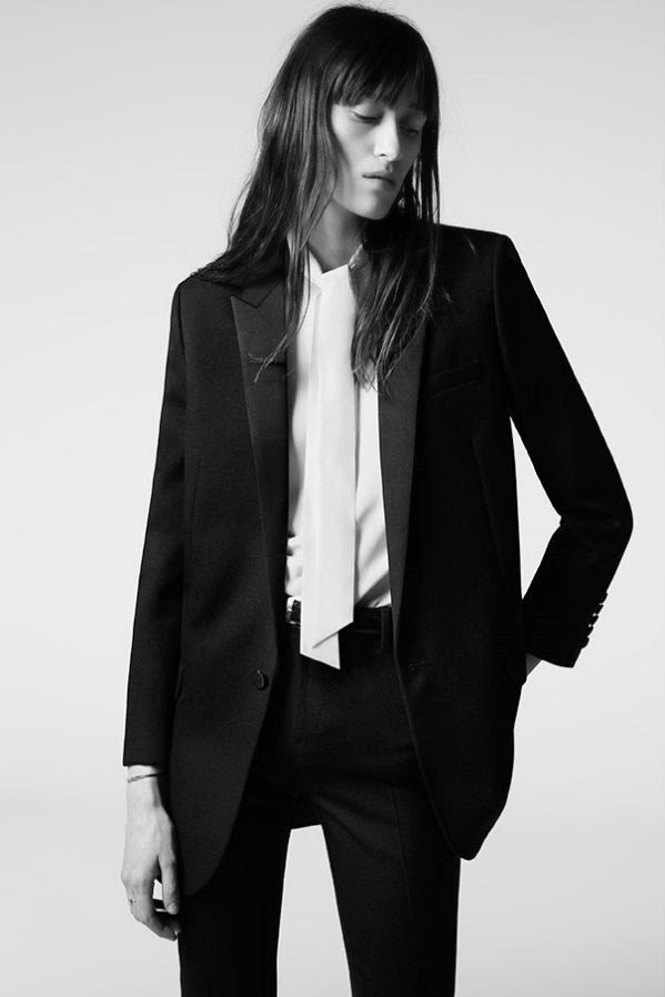 Saint Laurent Paris Pre-Fall 2015 Campaign featuring Helena Severin