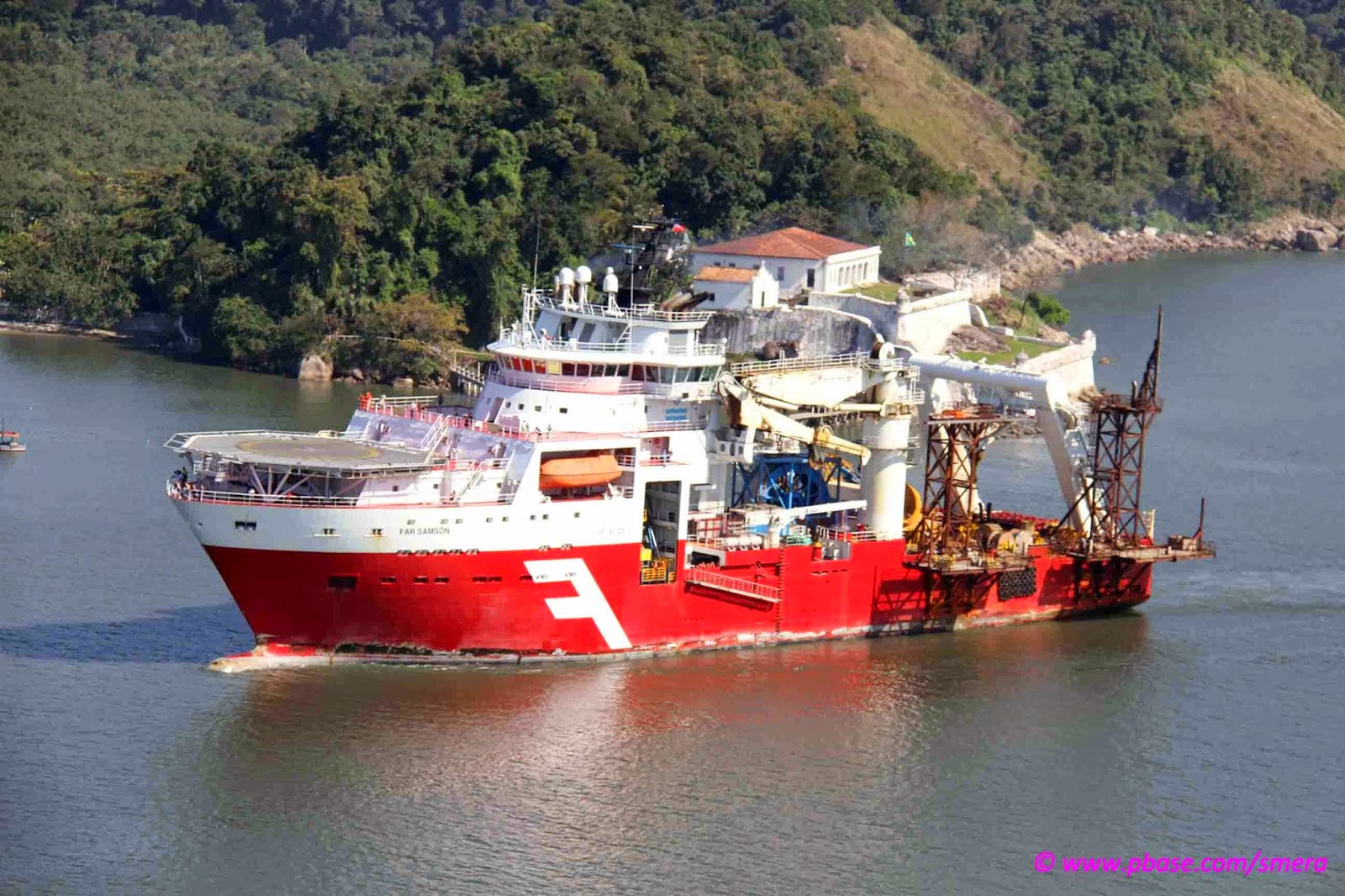 Santos Shiplovers: OSV Far Samson / 2BXM3 - Imagens de ângulo superior ...