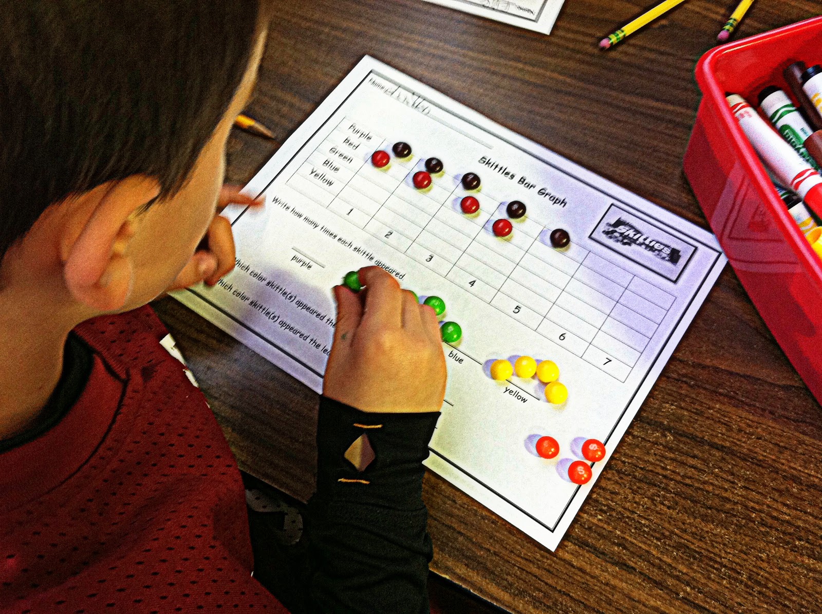 Kindergarten with Ms. Kylie: Skittles Bar Graph