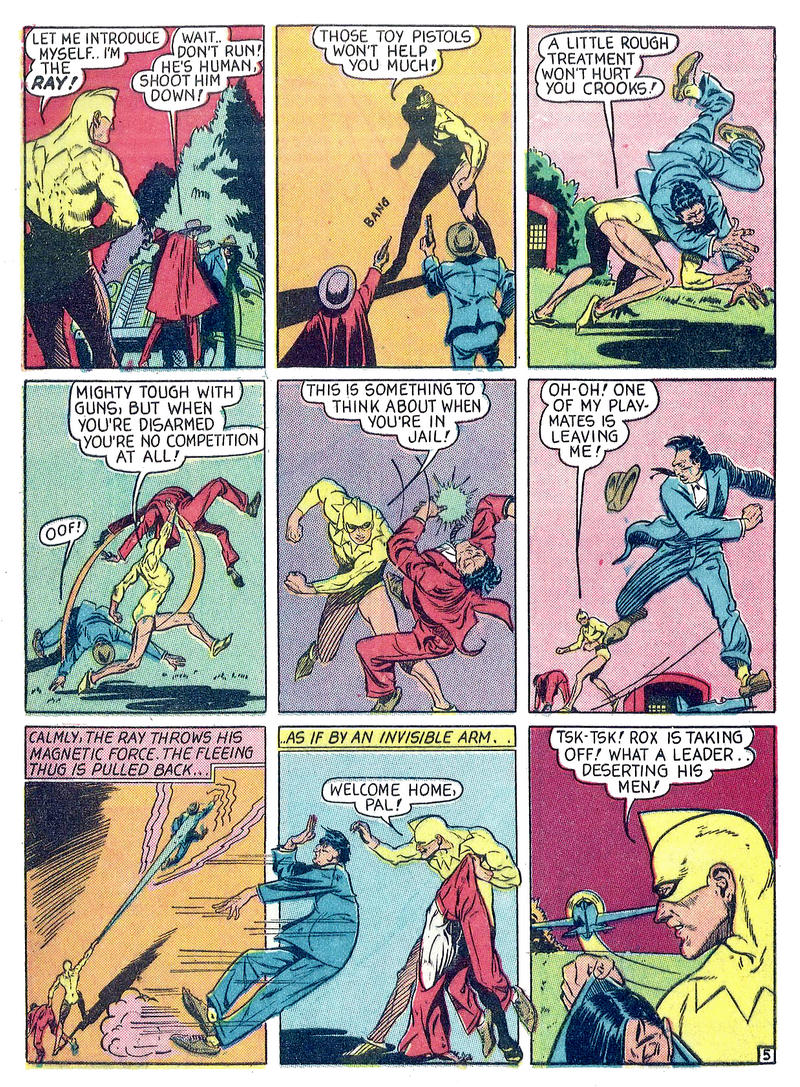 Pappy's Golden Age Comics Blogzine: Number 2397: Hooray for the Ray