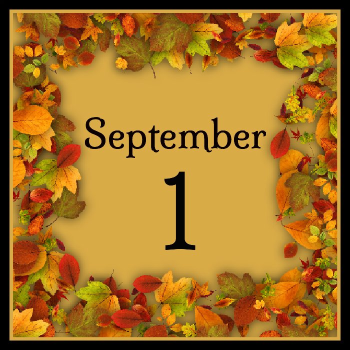 September First and the End of Summer | the most - - of every moment