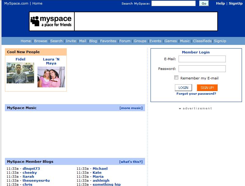 Pretty Princess: Myspace archives from wayback machine