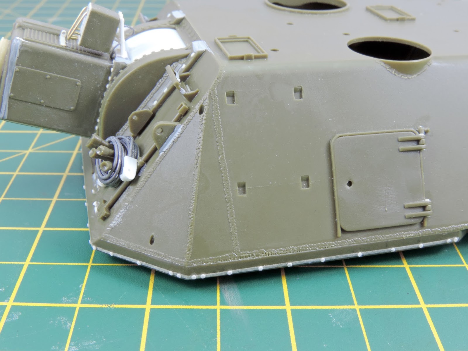 Pete's Model World : AS-90 Front Turret Work