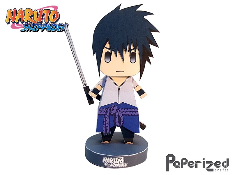 Naruto: Shippuden - Sasuke Uchiha Paperized | Paperized Crafts