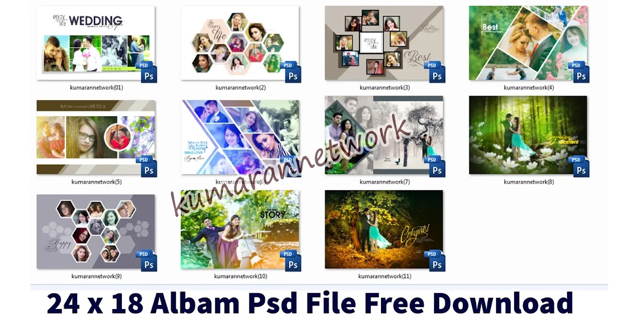 24x 18 Albam Psd File Free Download - Kumaran Network