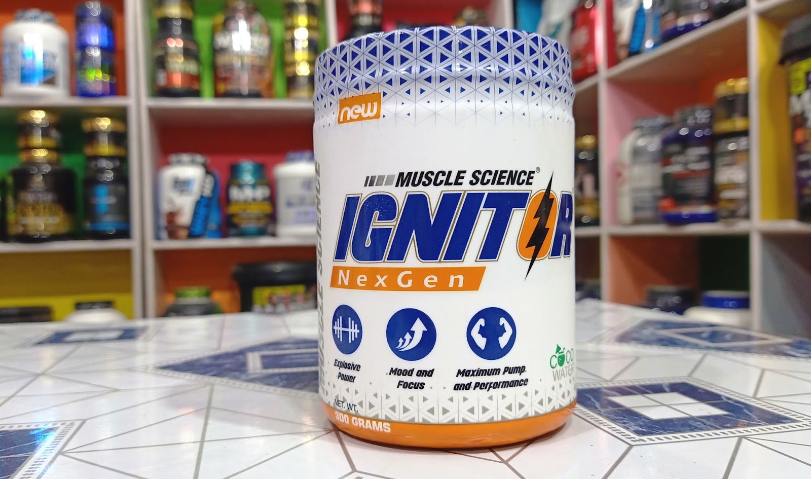 Muscle Science Ignitor Nitrox Pre-Workout, 300gm 34 Serving - NCRFS