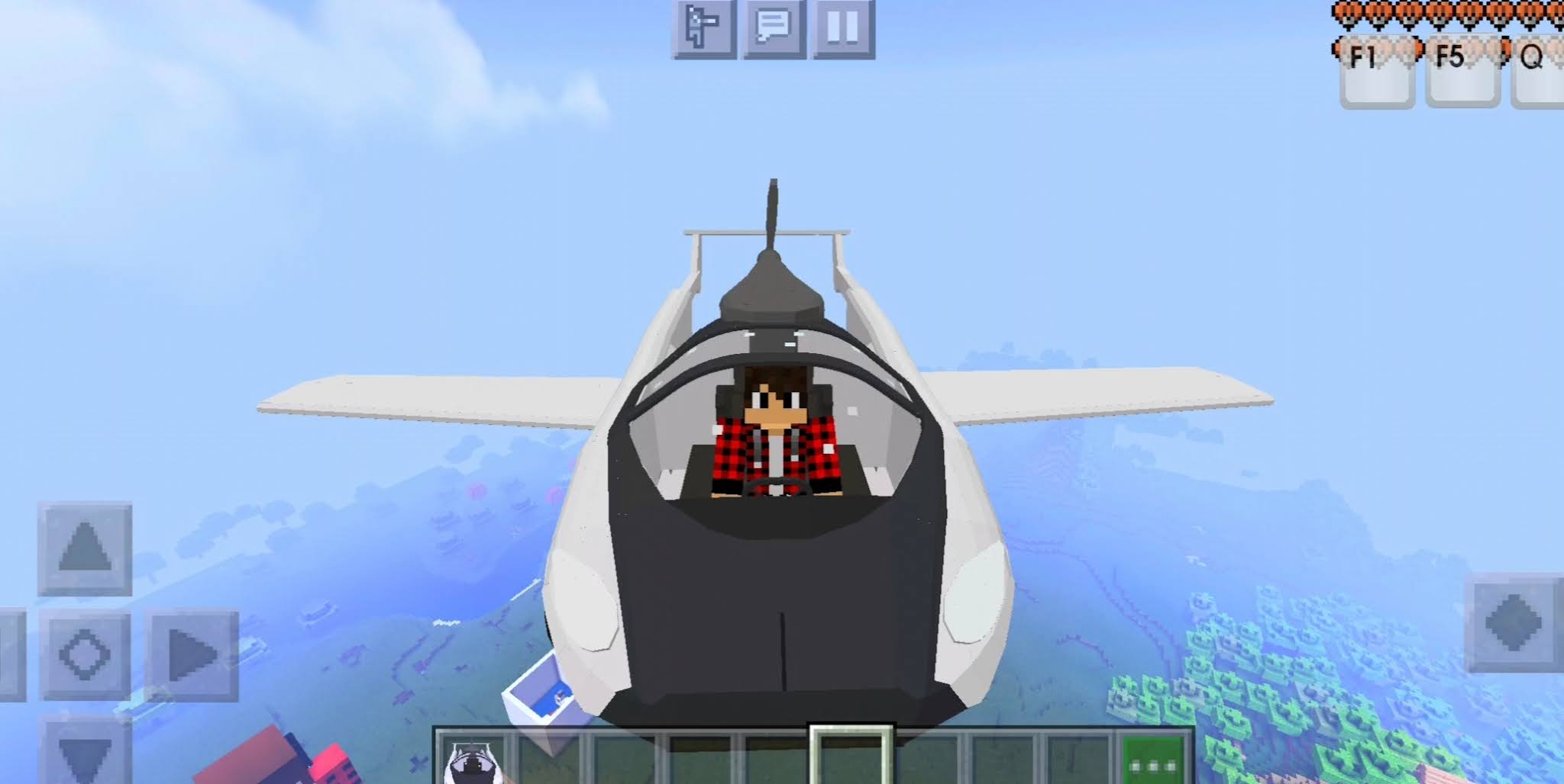 Flying Car Add-On In Minecraft Pocket Edition
