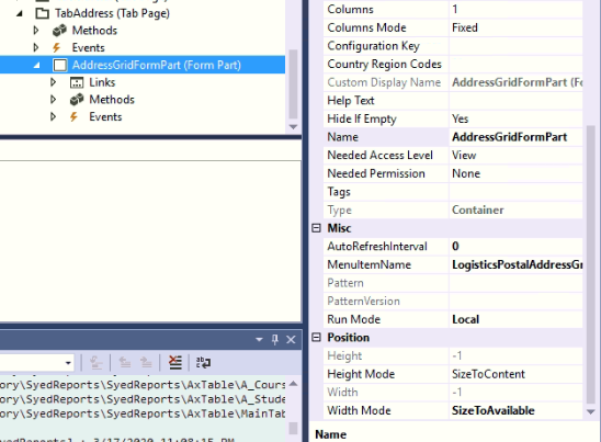 Dynamics Knowledge Hub: add address tab on custom form D365FO