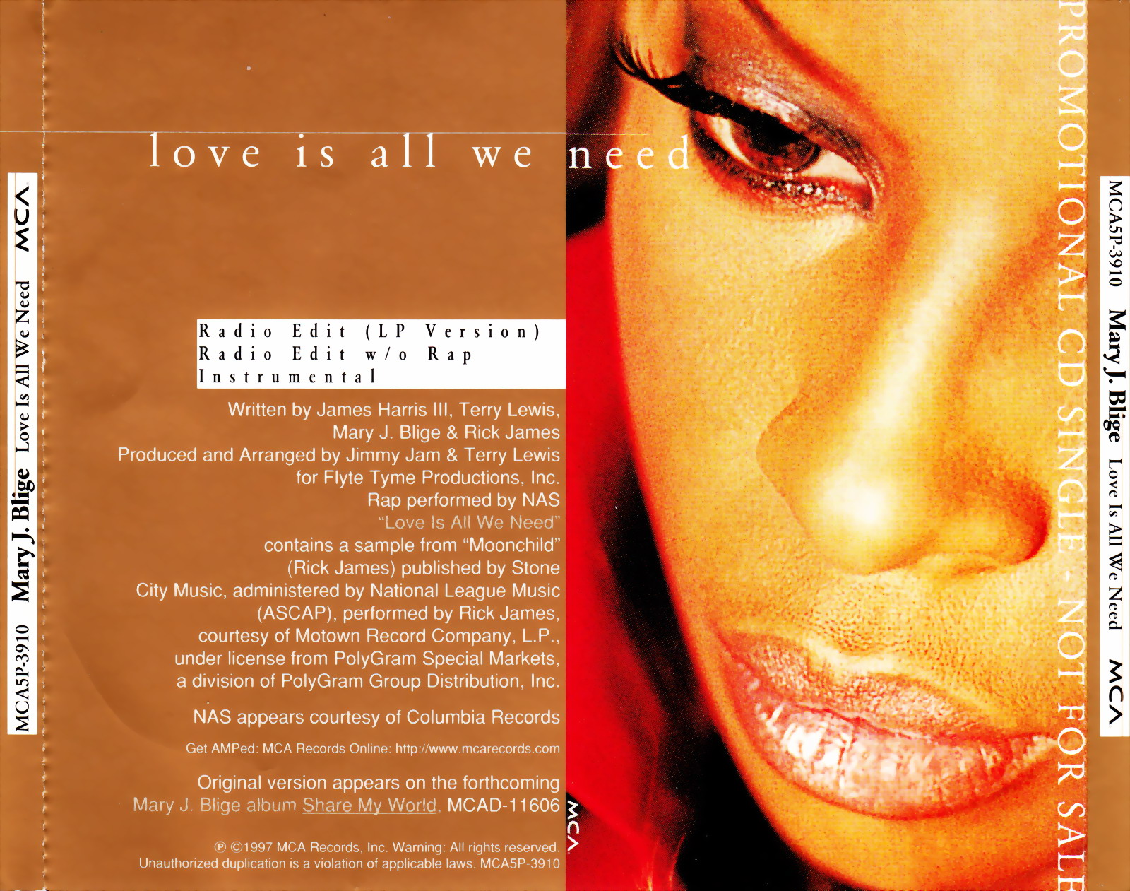 highest level of music: Mary J. Blige Feat. Nas - Love Is All We Need ...