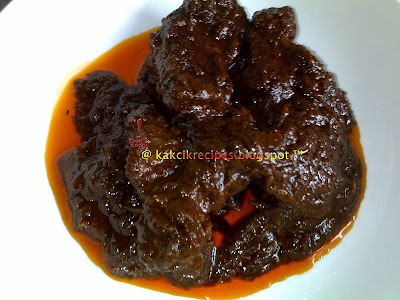 KaKCiK | ReCiPeS: Daging Hitam Manis