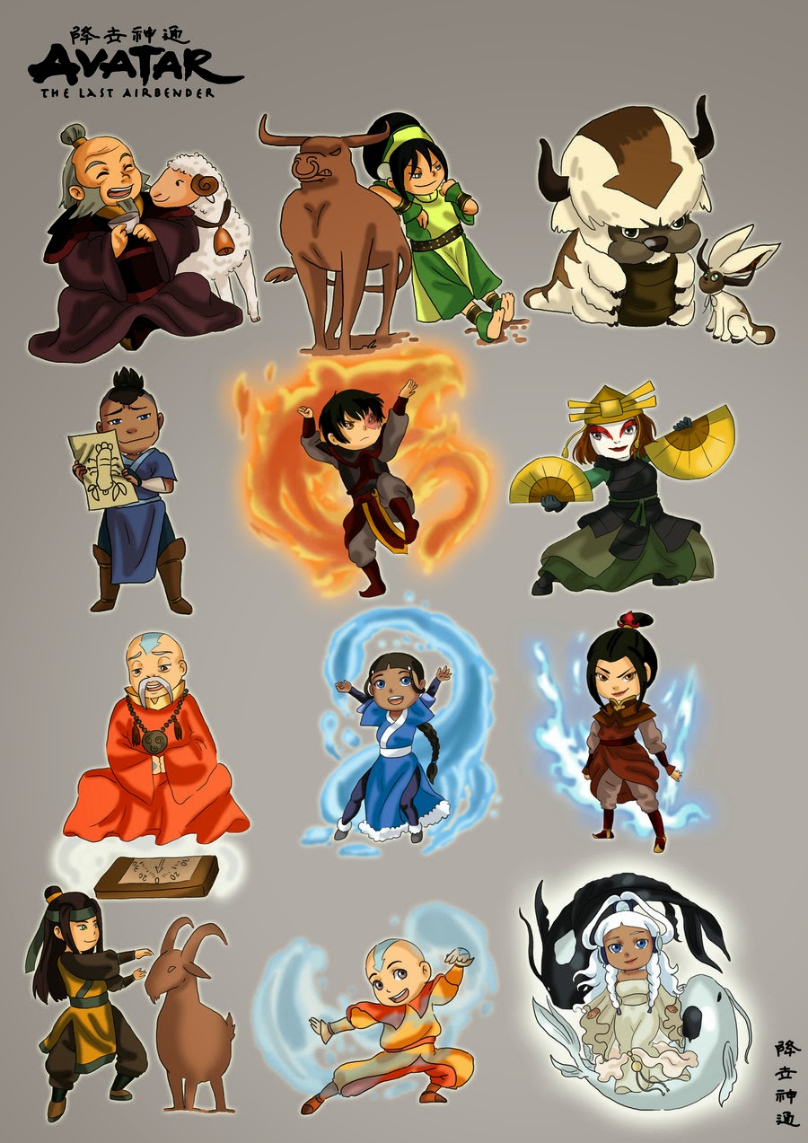Avatar:Los cuatro elementos: AVATAR OTROS TIPOS