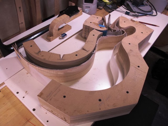 Jim's Guitar Bench - Luthier Jim Ellsberry: Laminating and Bending Sides