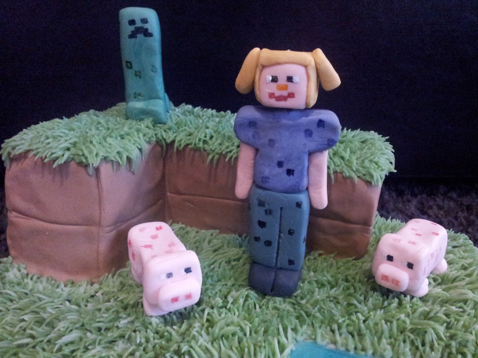 Kiddles 'N Bits: Minecraft cake