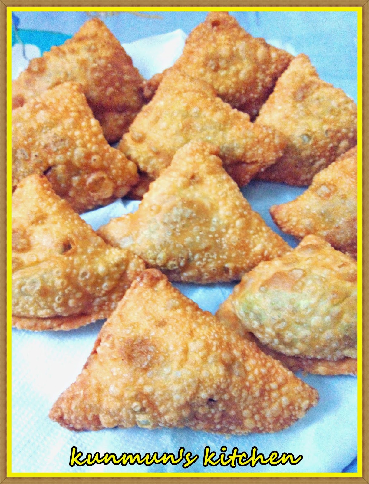 Kunmun's Delicious Kitchen: Samosa With Mushroom-Potato Filling [Chhatu ...