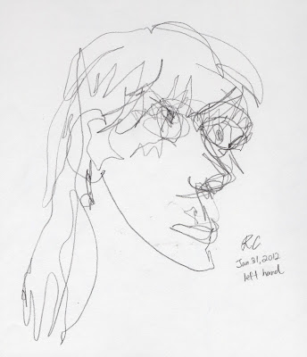 Every Little Happy & Strange Thing: Semi-blind Continuous Contour Practice