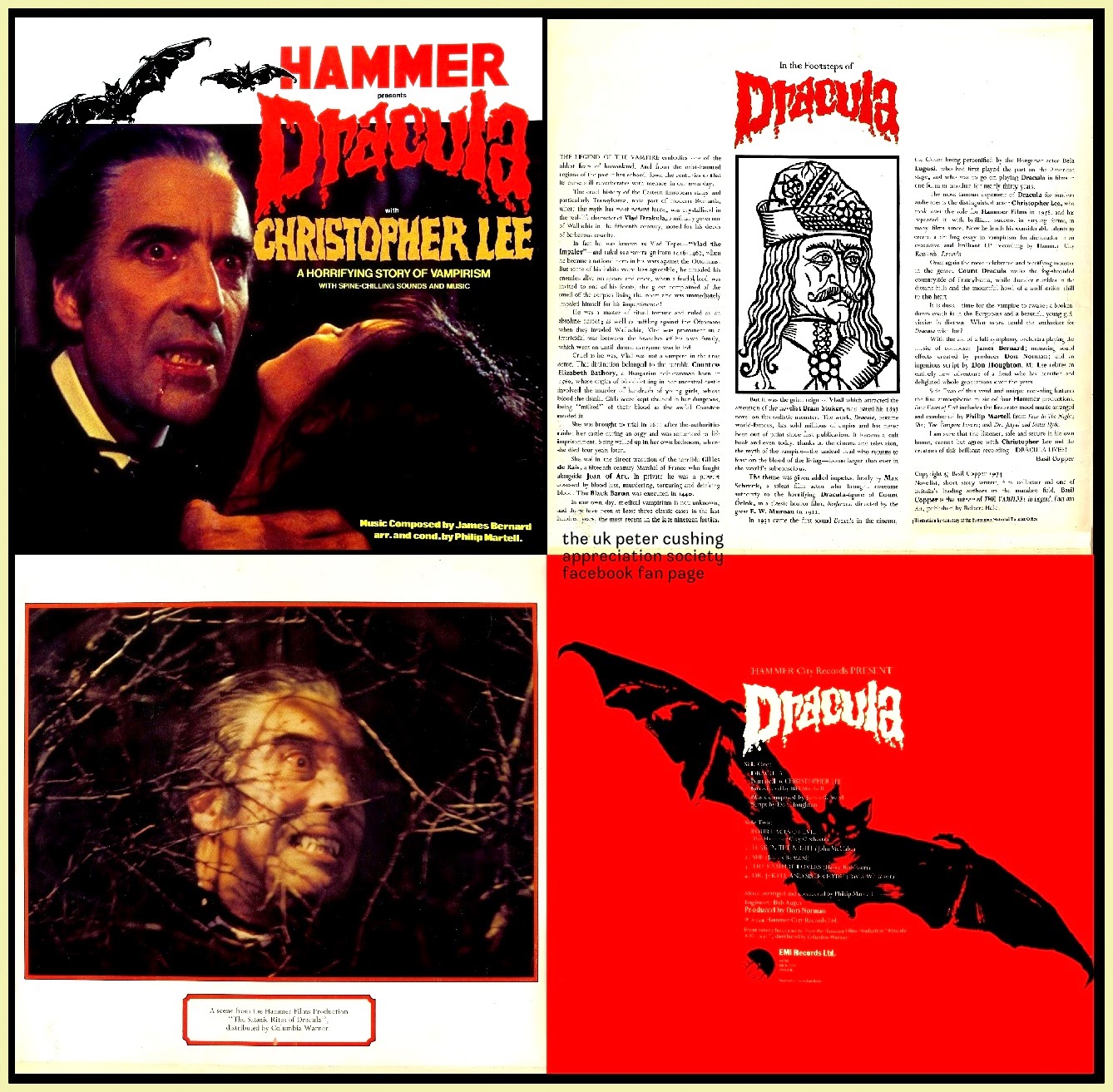 PETERCUSHINGBLOG.BLOGSPOT.COM (PCASUK): RARE CHRISTOPHER LEE DRACULA ...