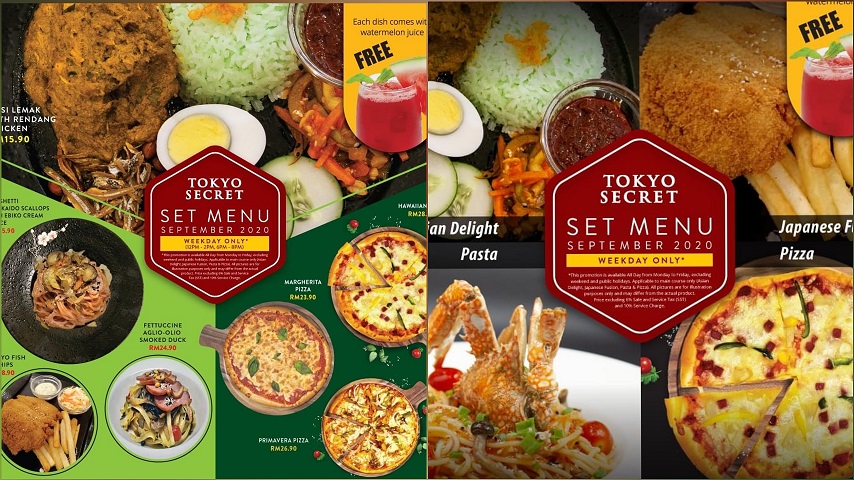 《优惠每天有 Promotion》Tokyo Secret 推出9月份套餐，只需 RM 15.90 起！ - JBeeLives 优惠街 ...