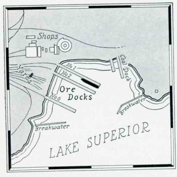 Towns and Nature: Two Harbors, MN: CN Ore Dock and Coal Dock