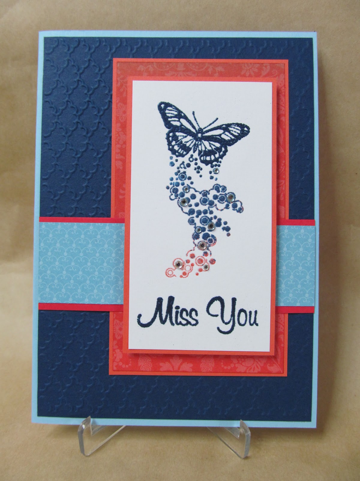 Savvy Handmade Cards: Miss You Card