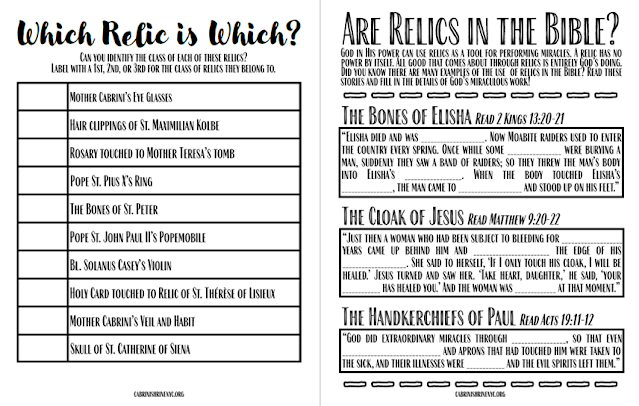 Look to Him and be Radiant: All About Relics, Q&A on Saints, and Tons ...