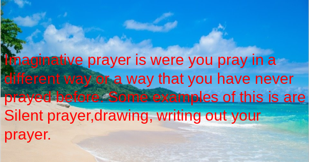 Max R @ Pompallier Catholic School: Imaginative prayer