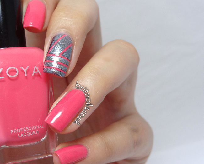 Zoya Micky and Hazel - Swatches and Nail Art | Brit Nails