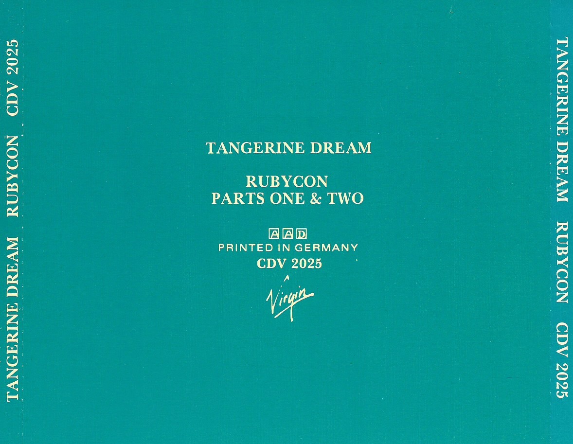 The First Pressing CD Collection: Tangerine Dream - Rubycon