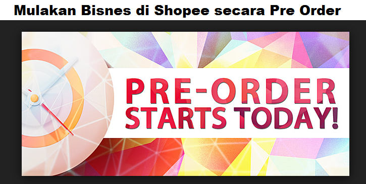 Blog Rasmi Shafiq Raduan : Buat Pre Order Di Shopee