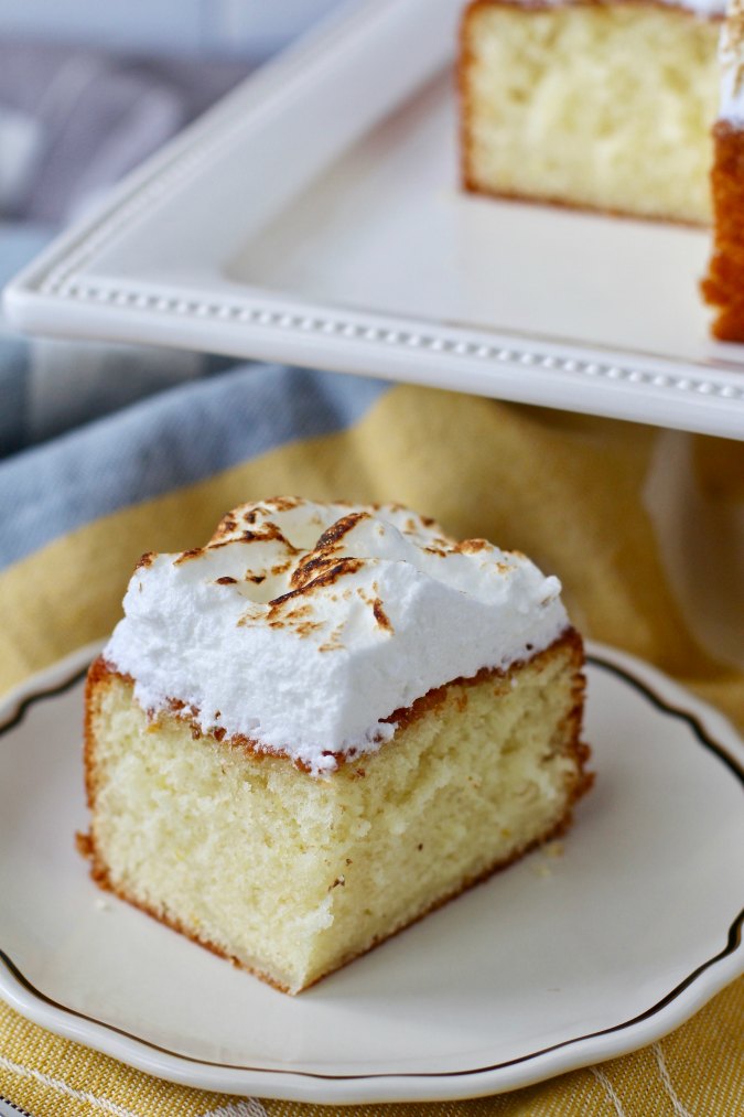 Limoncello & Toasted Meringue Cake | Karen's Kitchen Stories