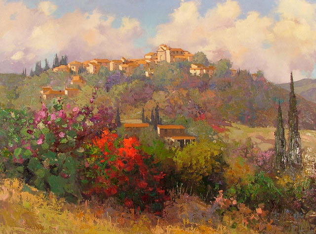 Sean Wallis landscape oil paintings ~ art craft projects