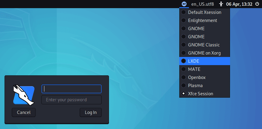 Kali como instalar as interfaces LXDE, XFCE, MATE, E17, KDE e GNOME ...
