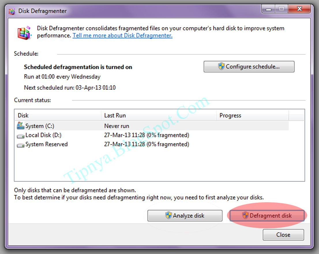 Cara Defrag Hard Disk Komputer di Windows XP dan Windows 7 - Belajar ...